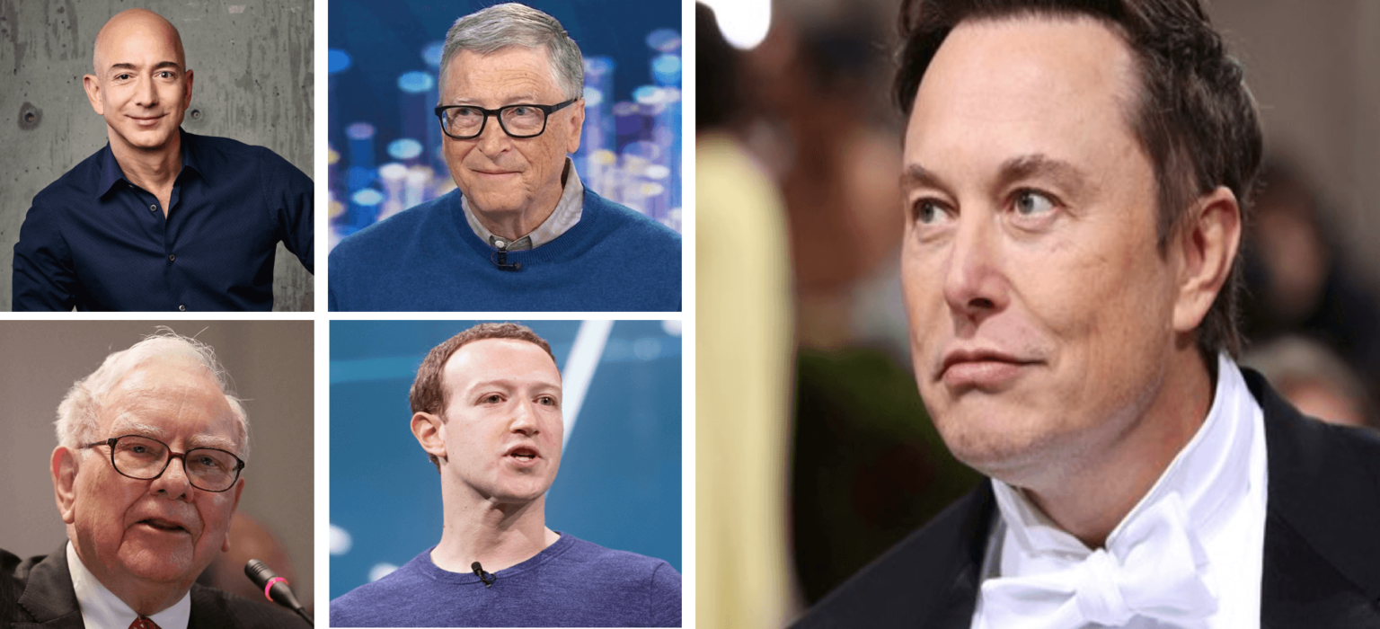 Les milliardaires du monde, par génération - Ca$hMire plus